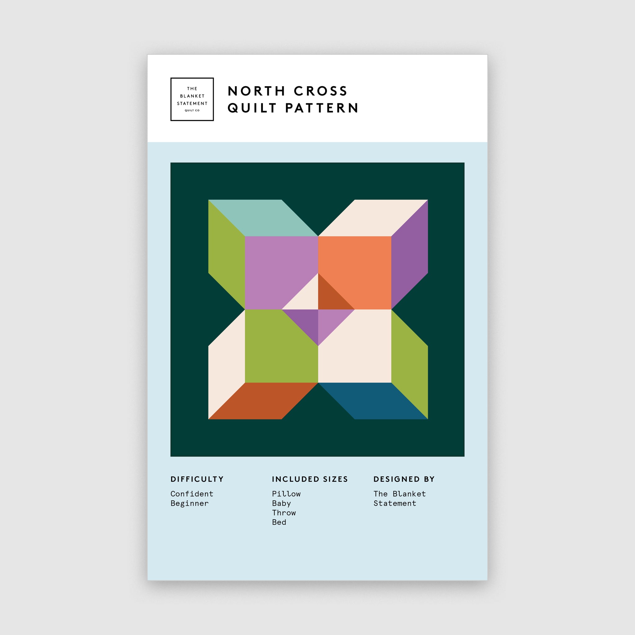 North Cross Paper Pattern – The Blanket Statement
