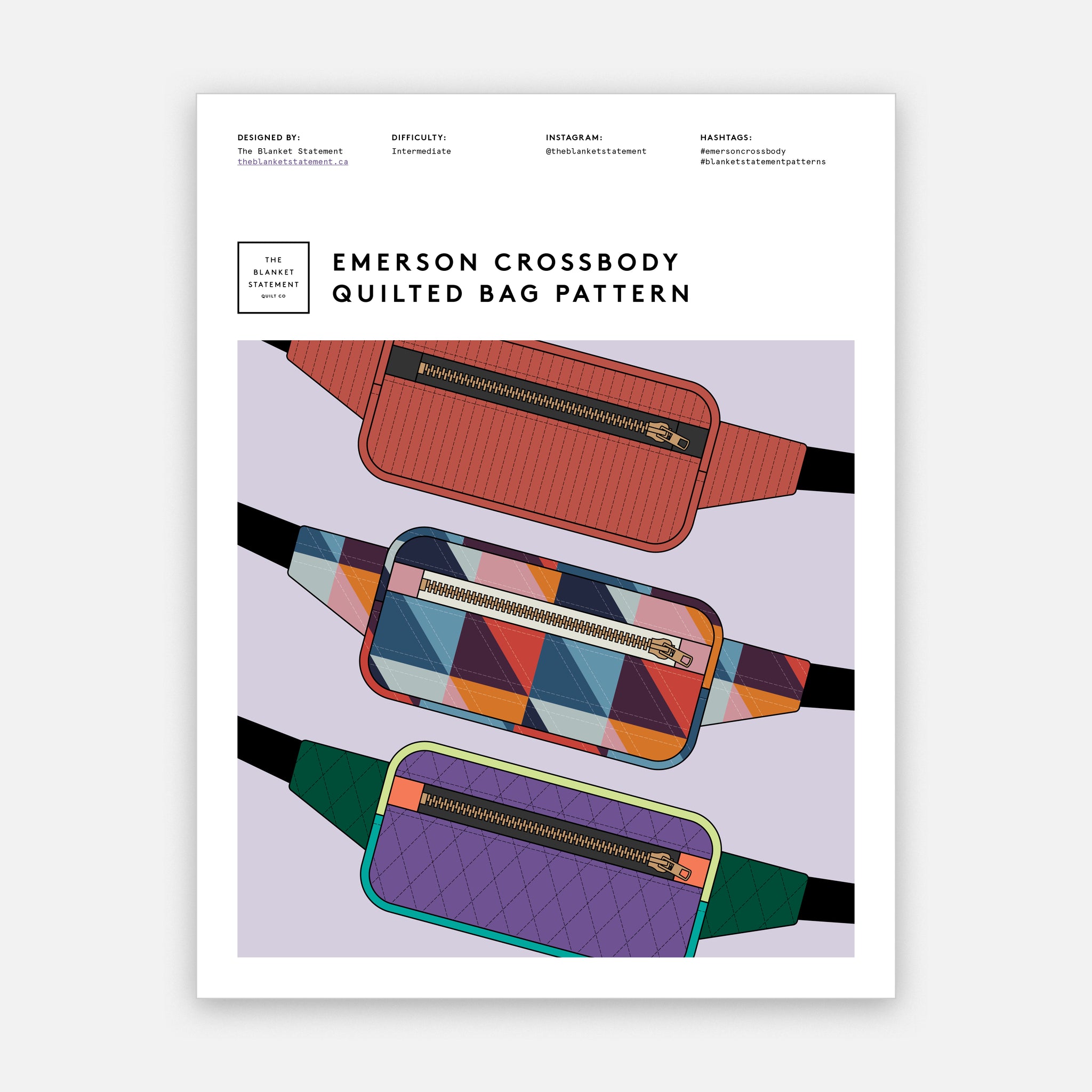 Emerson Crossbody PDF Pattern – The Blanket Statement