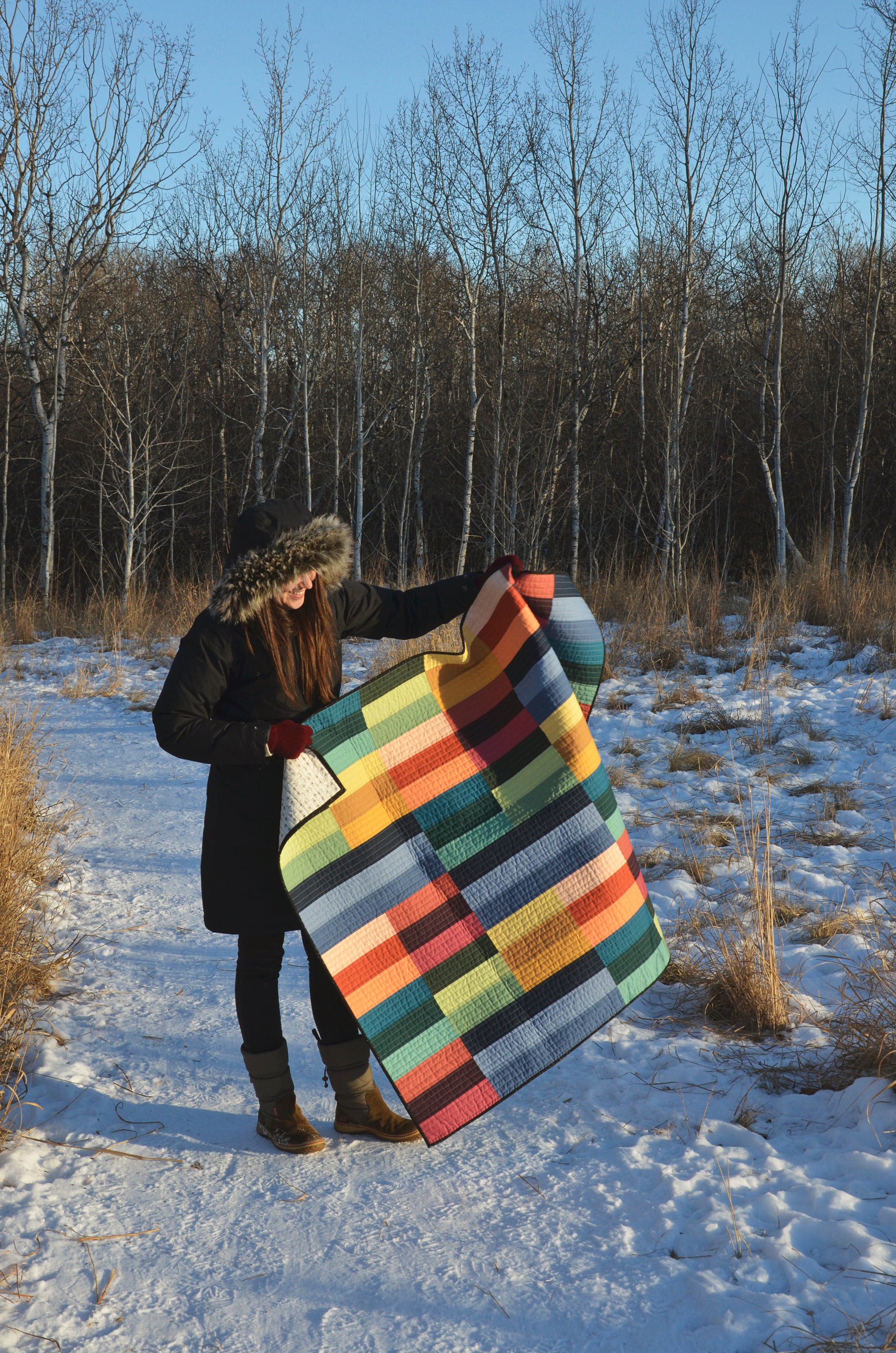 Paint Lake Paper Pattern – The Blanket Statement